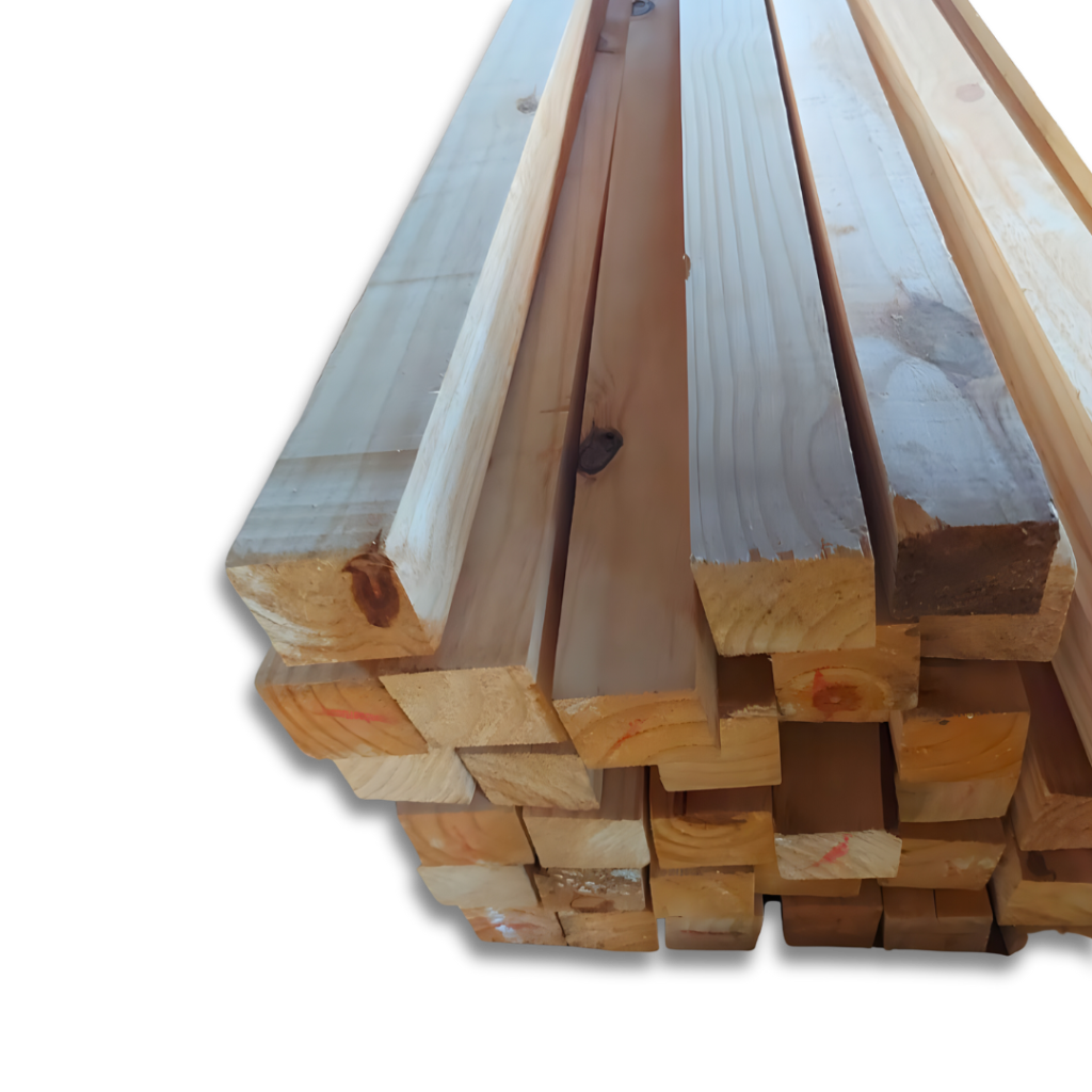 Barrote de Pinus (6×6) C/ 3M de Comprimento – Bosio Madeiras